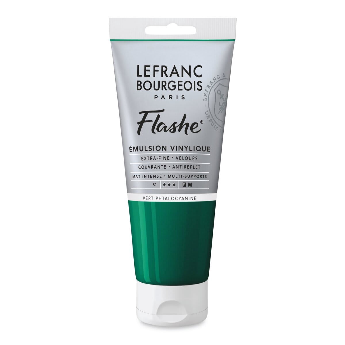 Lefranc & Bourgeois Flashe Vinyl Paint - Phthalocyanine Green, 80 ml ...