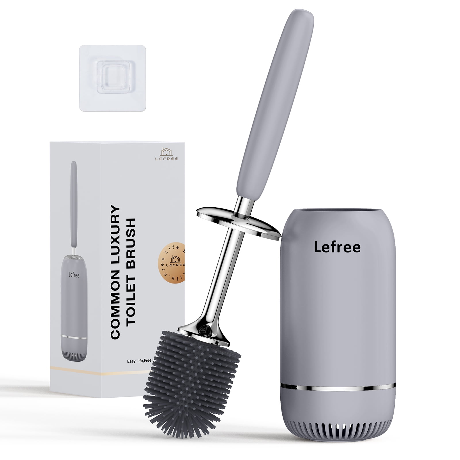 Lefree Silicone Toilets Brush Holder Set Bathroom Bowl Cleaner Caddy 1Pack - Walmart.com