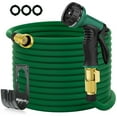 Lefree Yard Expandable Garden Hose 50ft Light Duty Water Hoses Green ...