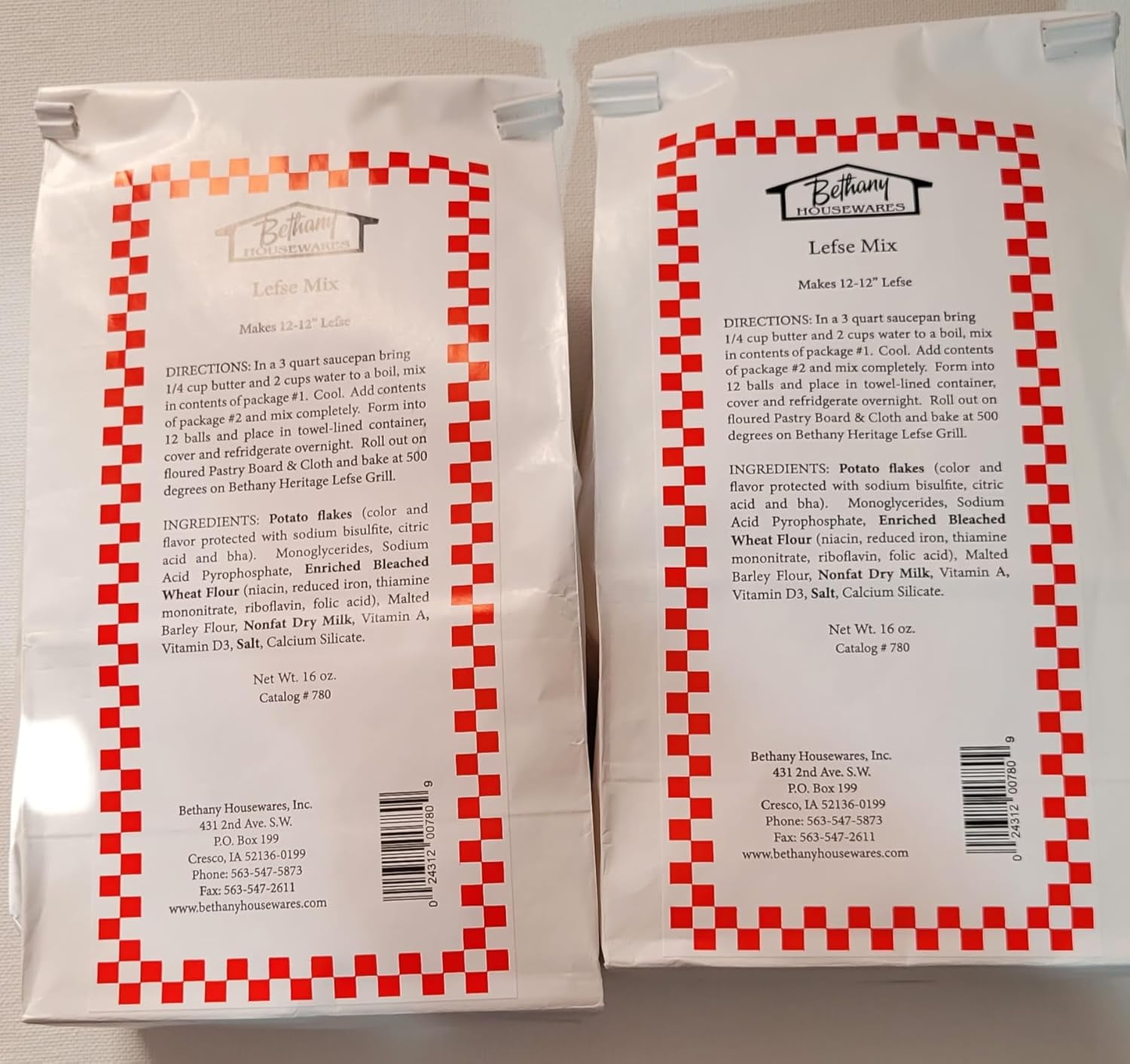 Lefse Mix (Pack of 2) - Walmart.com