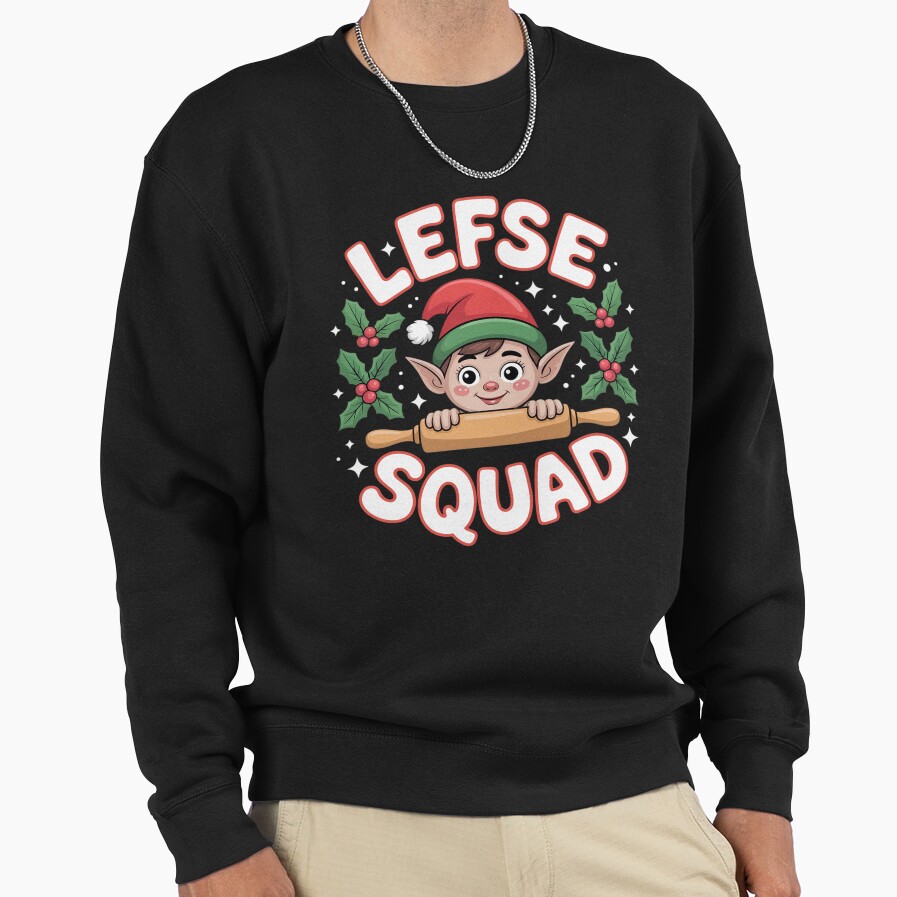 Lefse Rolling Team Nisse Tomte Norway Retro Vintage Funny Graphic ...