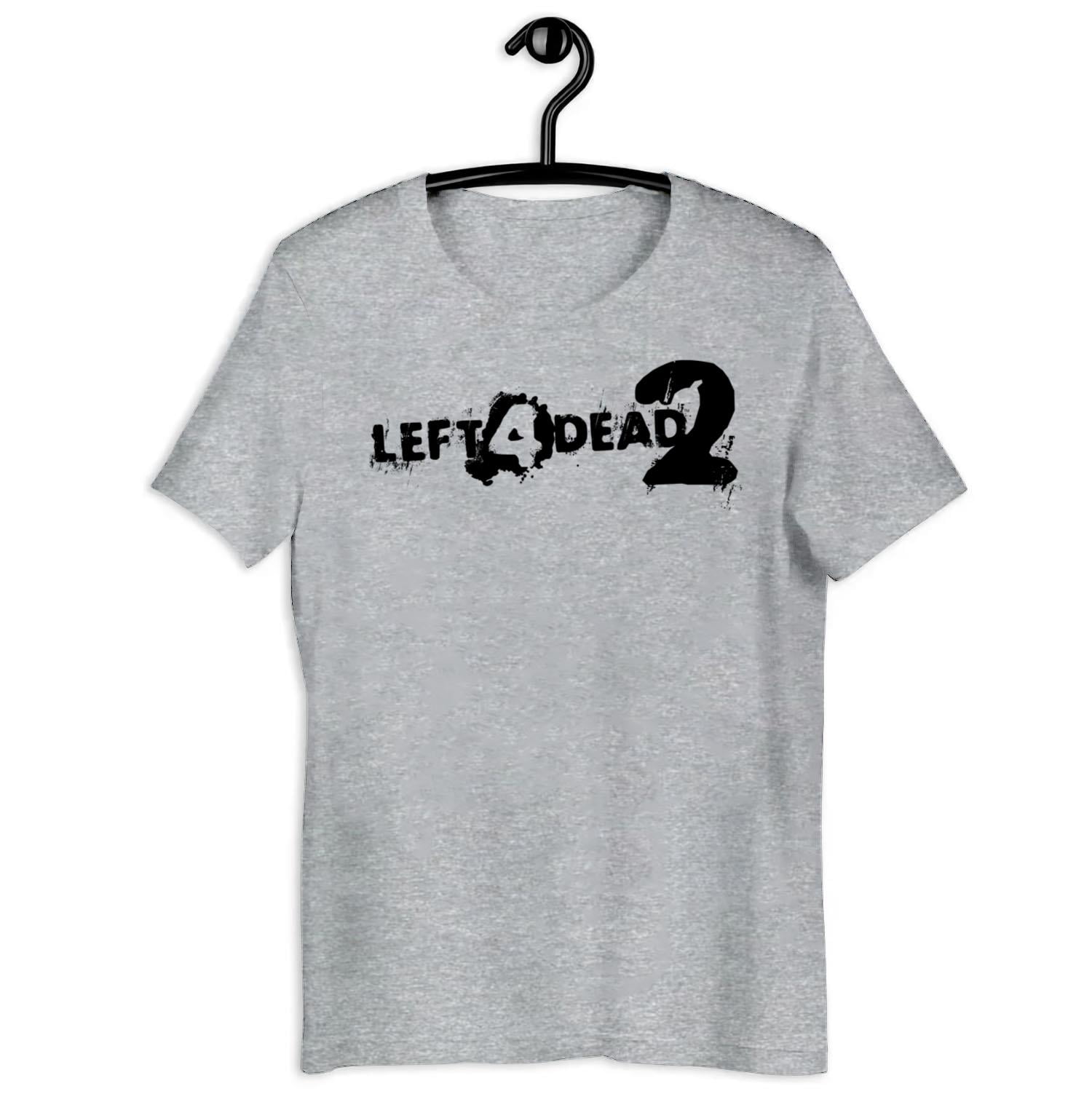Left 4 Dead 2 Black and White Logo, vintage marketing tee for L4D promo ...