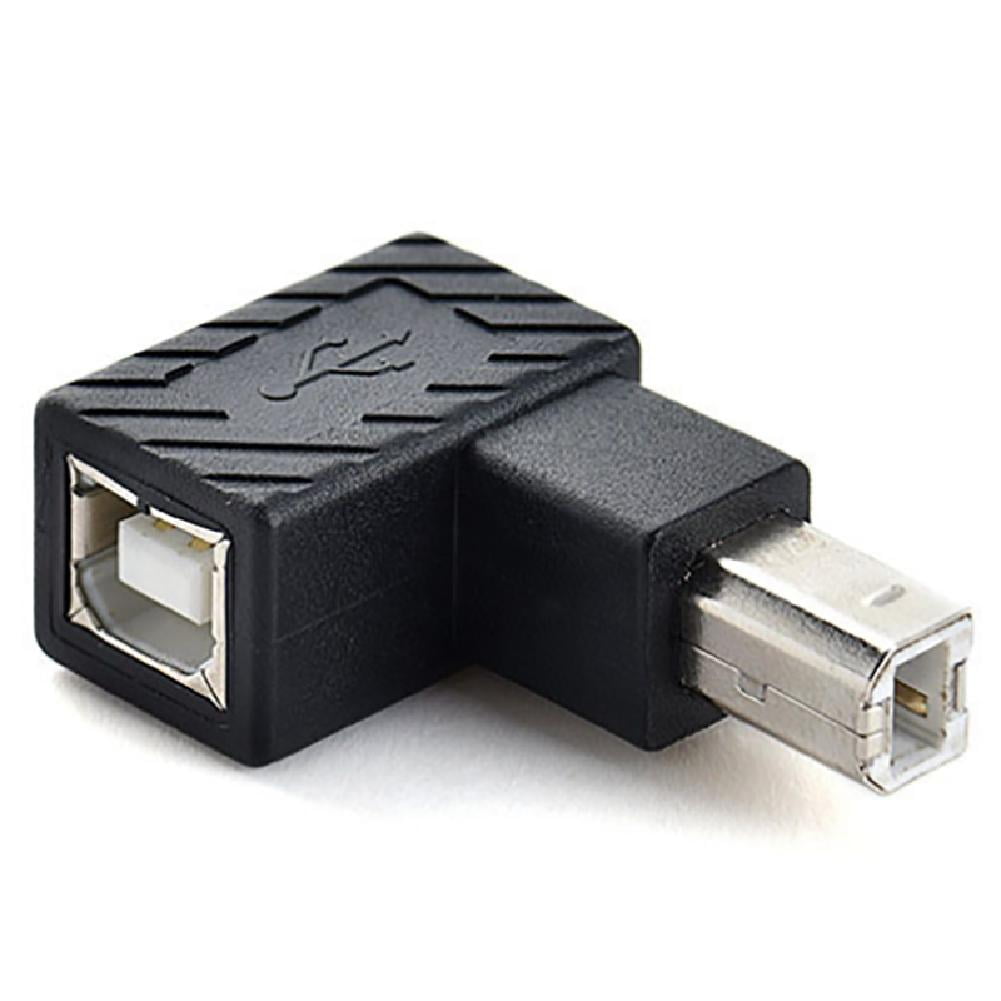 Left Angled USB 2.0 Type B Printer Connections Adapter for Printers ...