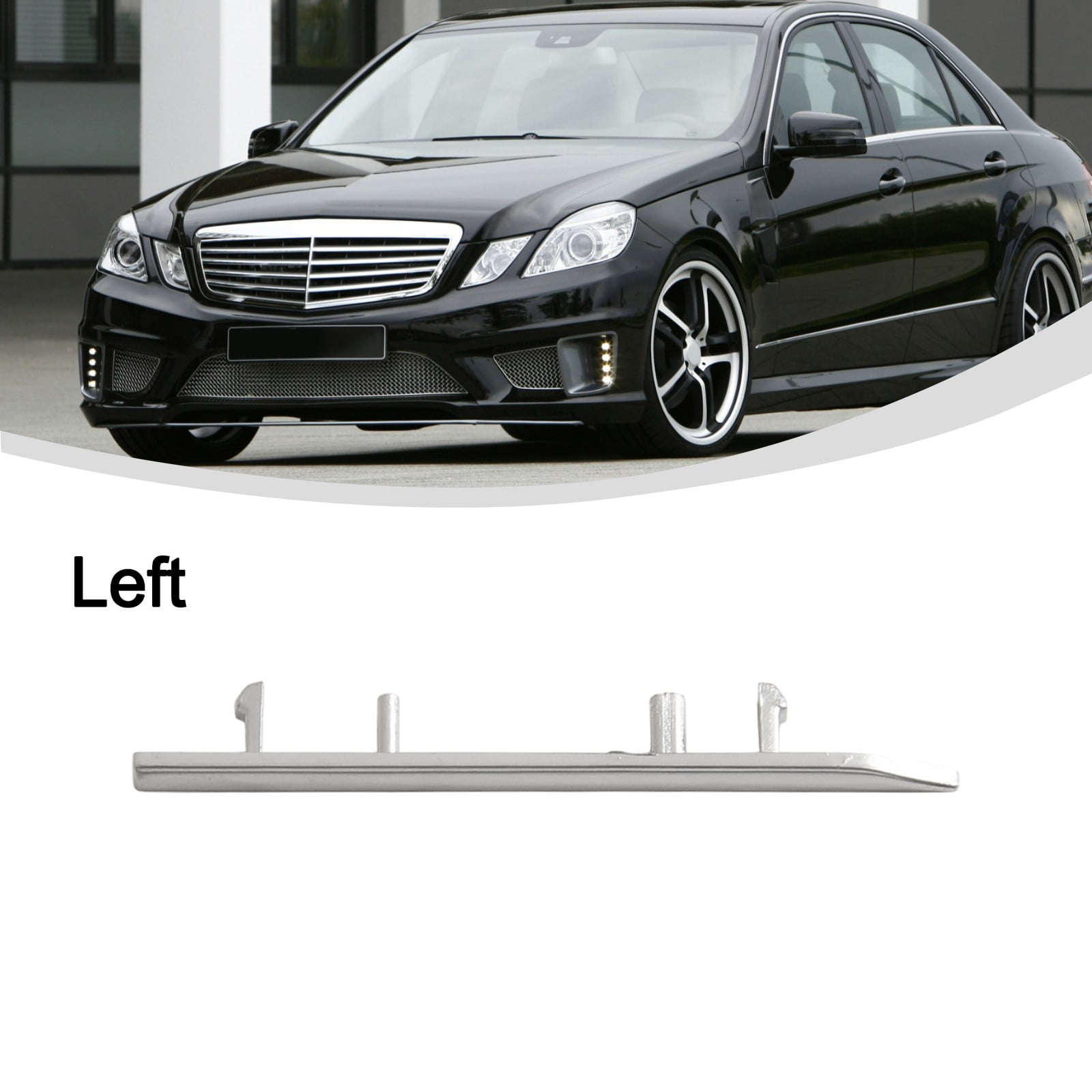 Left Center A/C TEMP Switch Button Trim Strip Matte For Mercedes W212 E ...