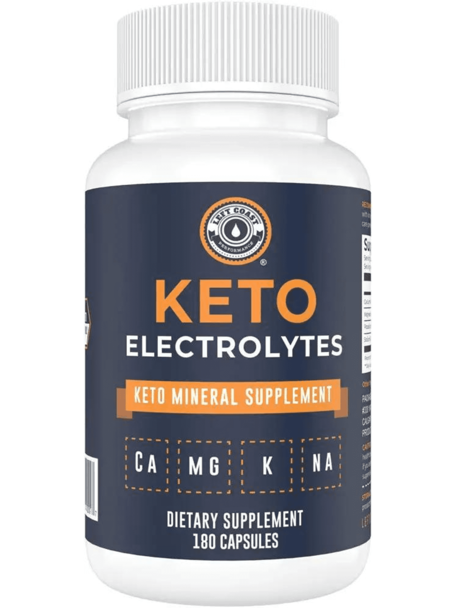 Left Coast Performance Keto Electrolyte Supplement Tablets - Magnesium ...