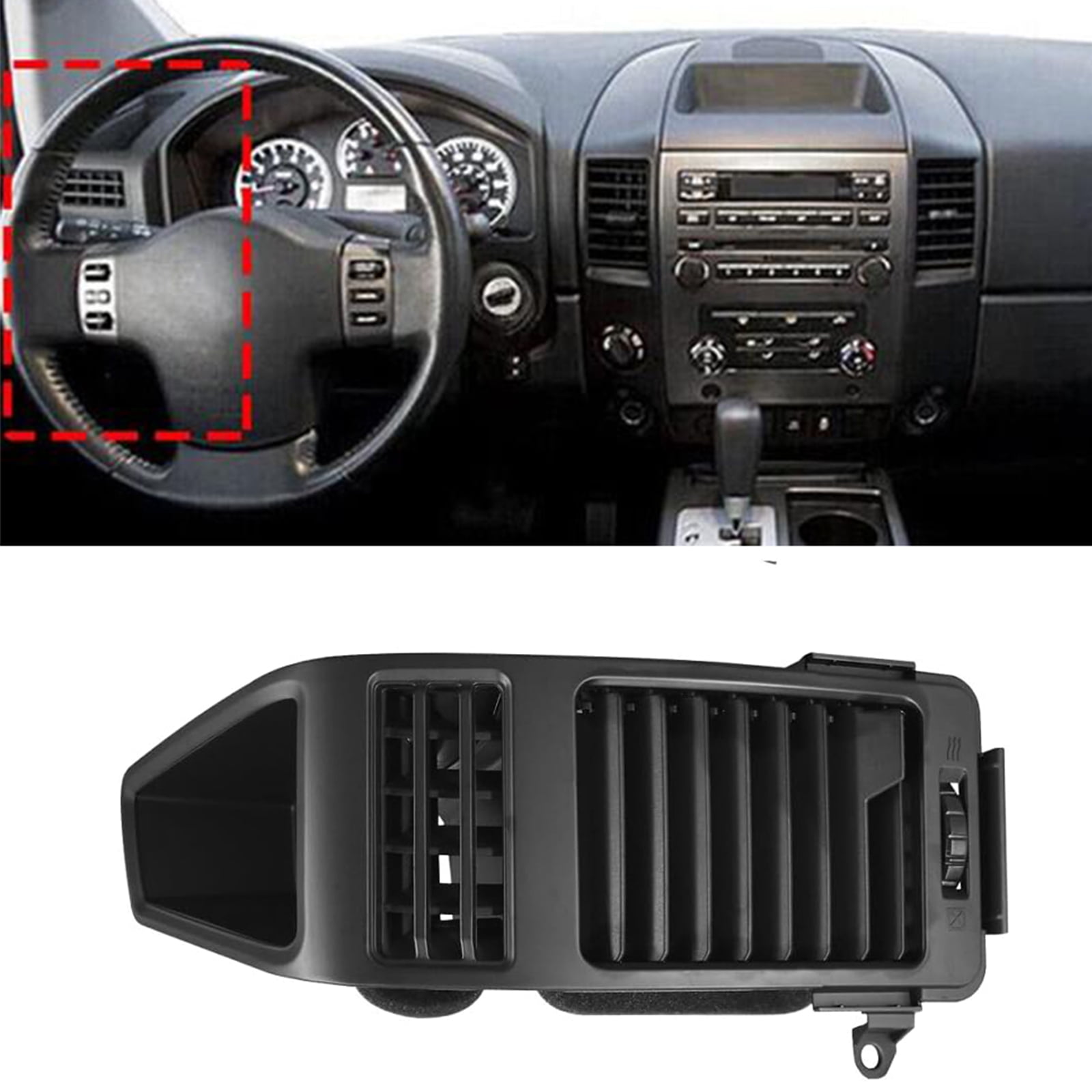 Left Driver Side AC Vent Grille for Nissan Titan Armada 2004-2008 68420 ...