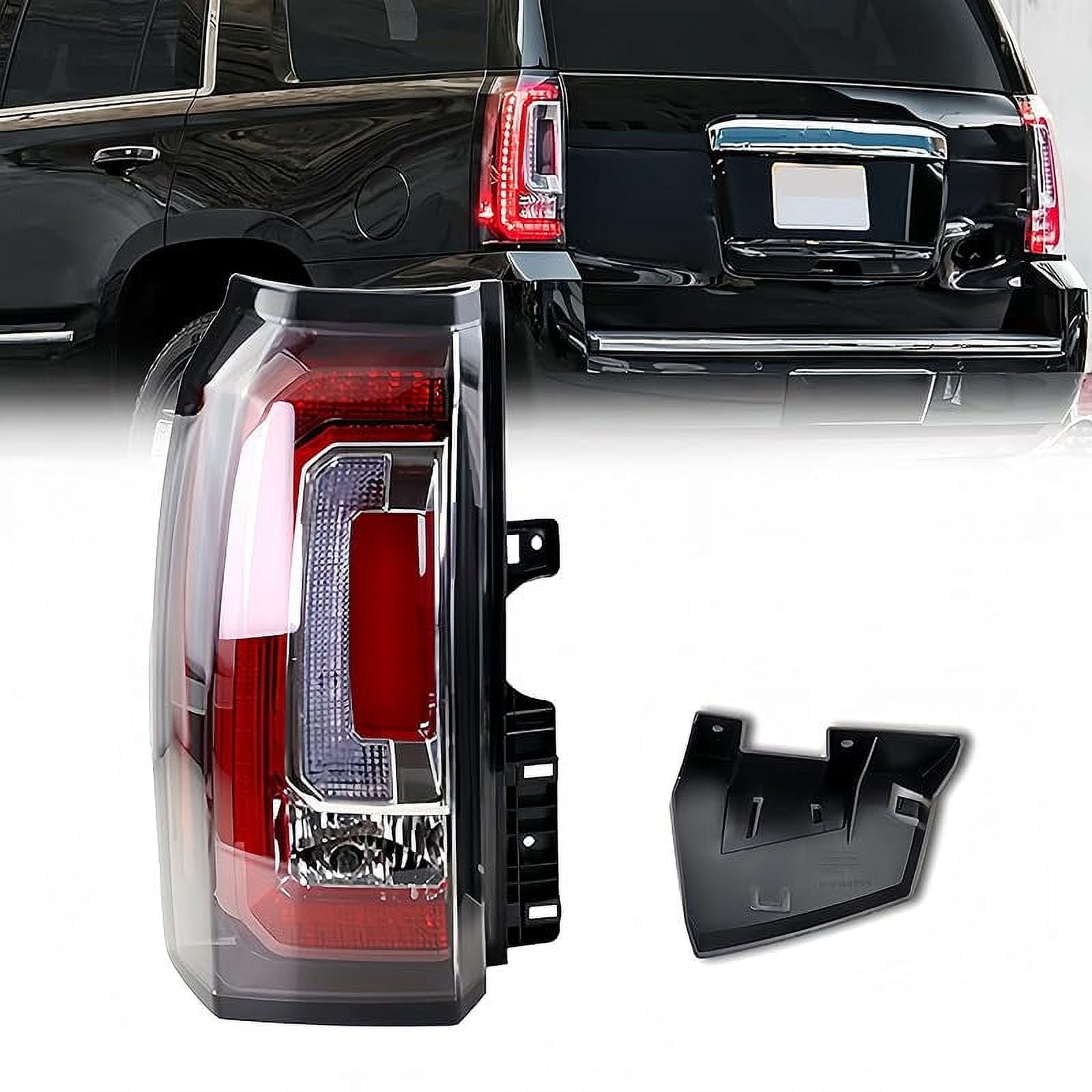 Left Driver Side LED Tail Light, Fits 2015-2020 GMC Yukon/Yukon XL ...