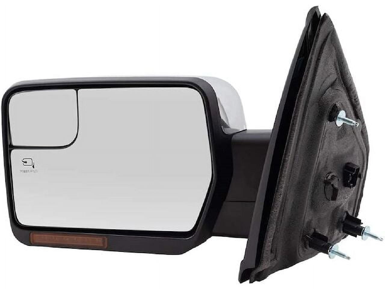 Left Driver Side Power Mirror, Chrome, Power Folding, with Heated Glass ...