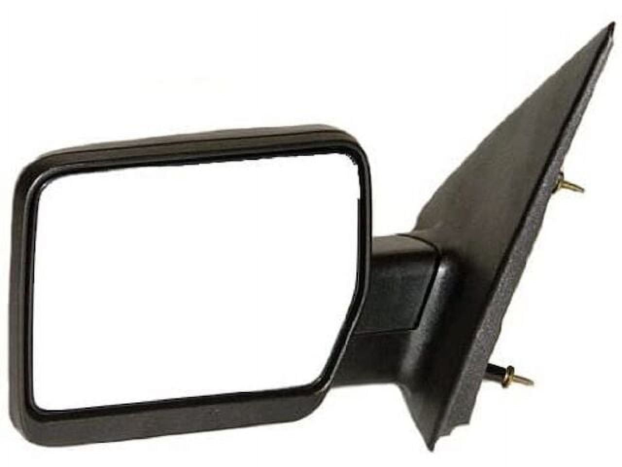 Left Driver Side Square Head Power Mirror, Textured Black, Manual ...
