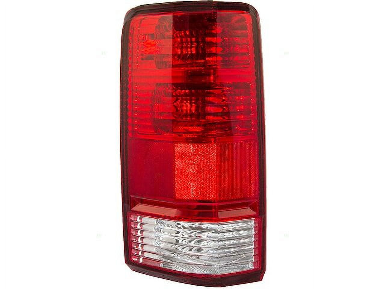 Left Driver Side Tail Light Housing and Lens Assembly - Compatible with ...