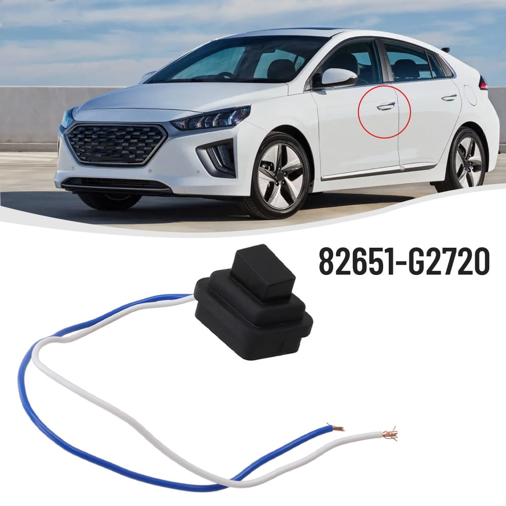 Left Front Door Handle Button Switch Cover Fit For Hyundai 2016-2020 ...