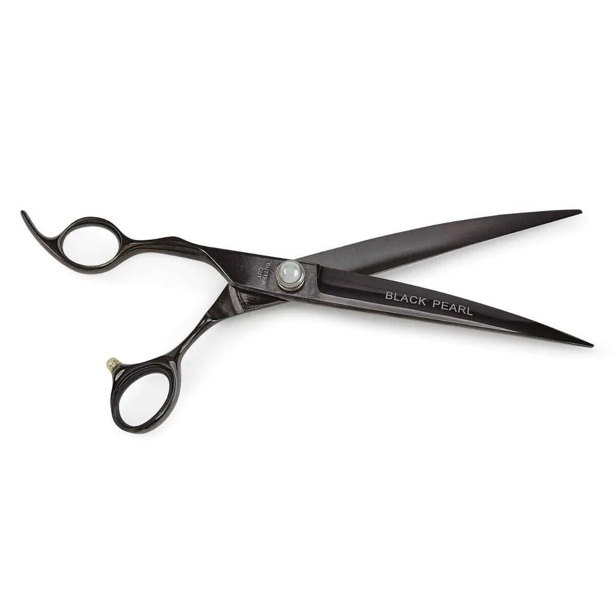 Left Hand Black Pearl Grooming Shears Titanium Coated Pro True Lefty ...