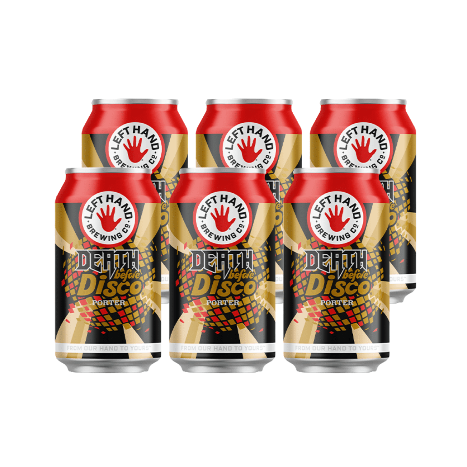 Left Hand Brewing Death Before Disco Craft Porters, 12 fl oz 6 Pack Can ...