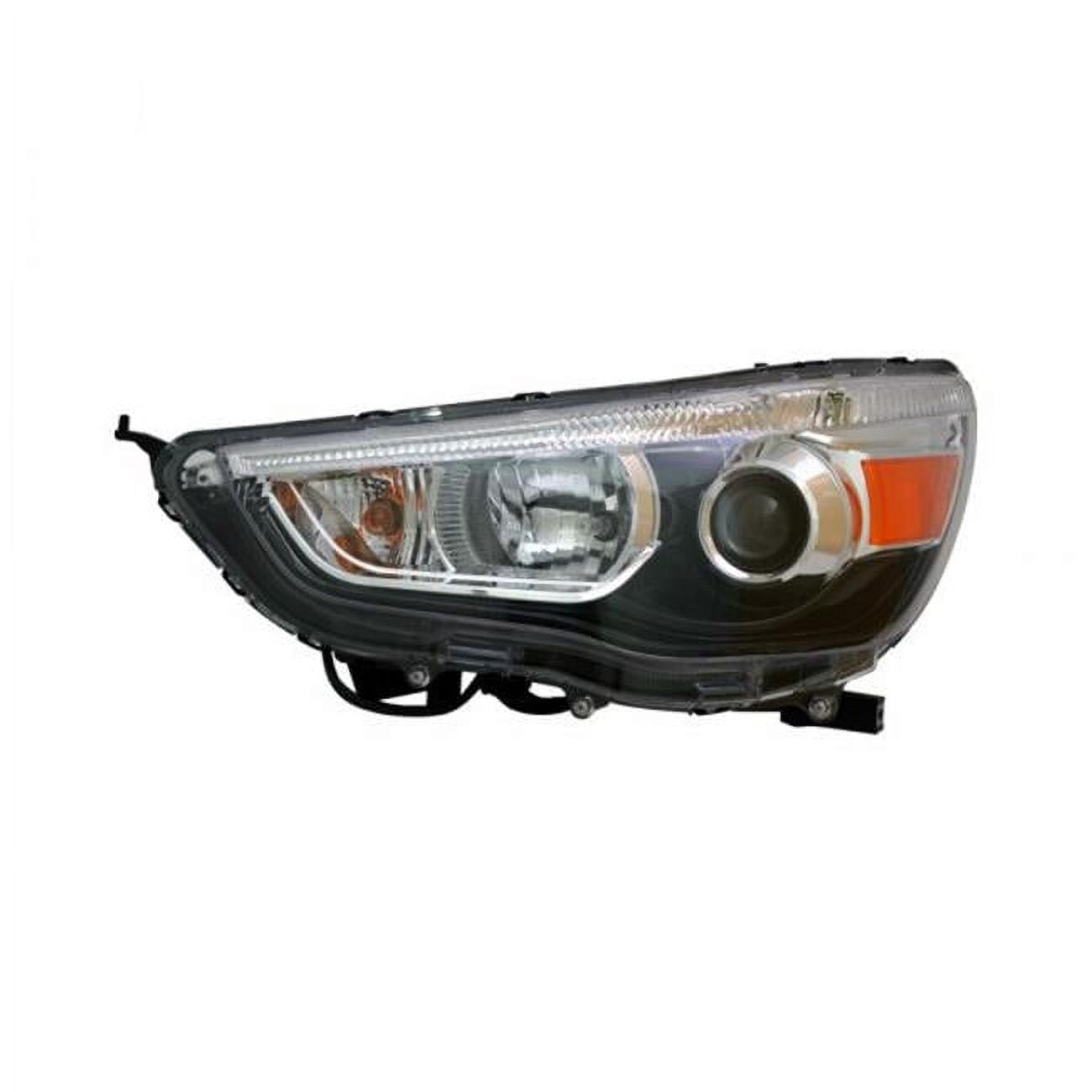 Left Hand Composite Assembly Halogen Headlamp for 2011-2019 Mitsubishi ...