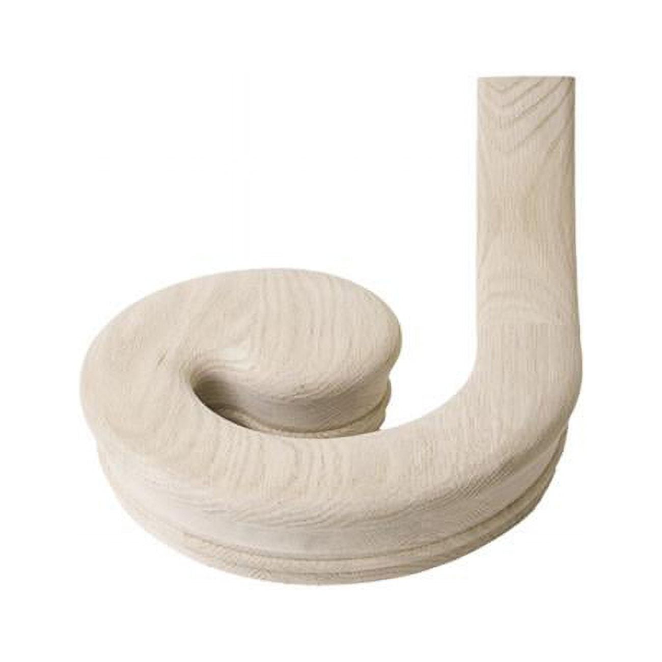 Left Hand Volute Wood Handrail Fitting, White Oak - Walmart.com