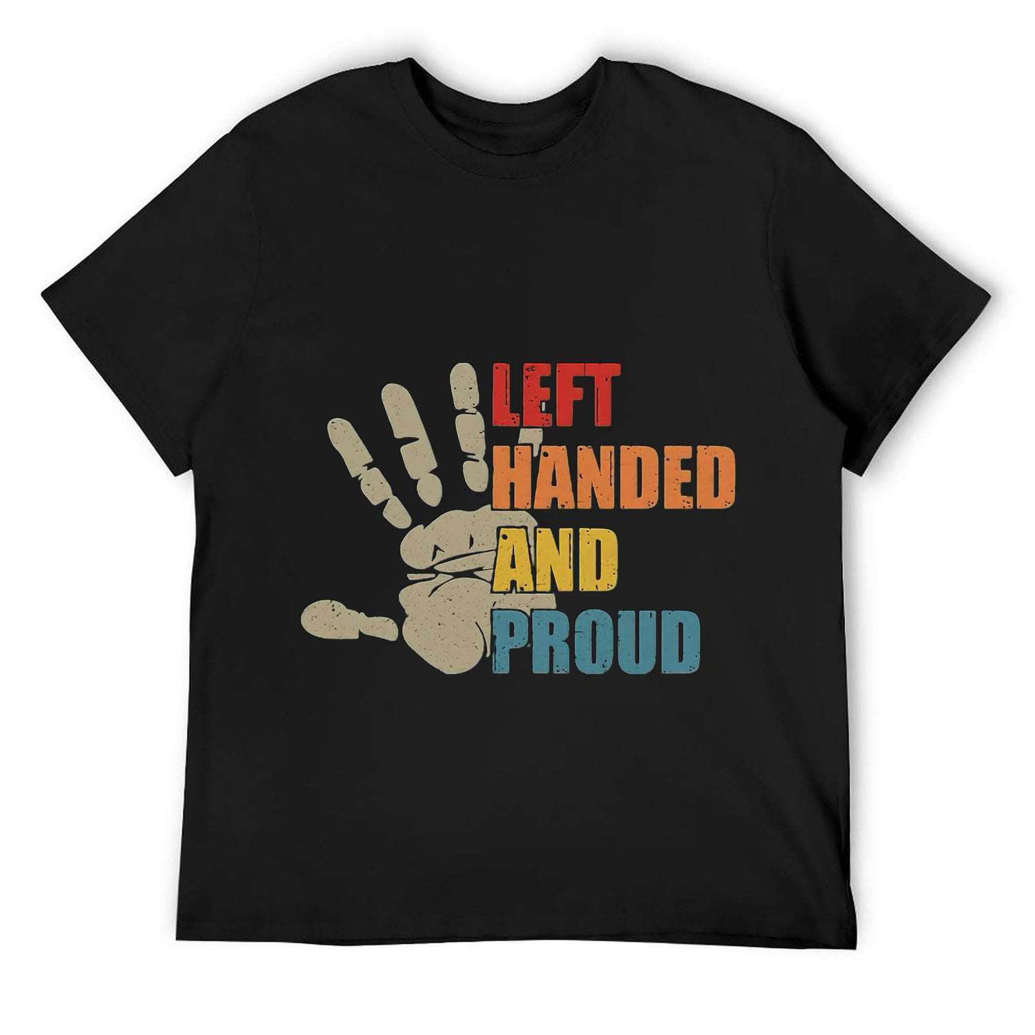 Left Handed And Proud Lefty World Left Handers Day Lefties Short Sleeve ...
