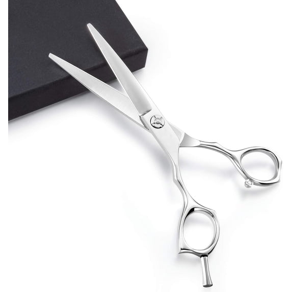 Left Handed Barber Hair Cutting Scissors Professional Salon Shears ...