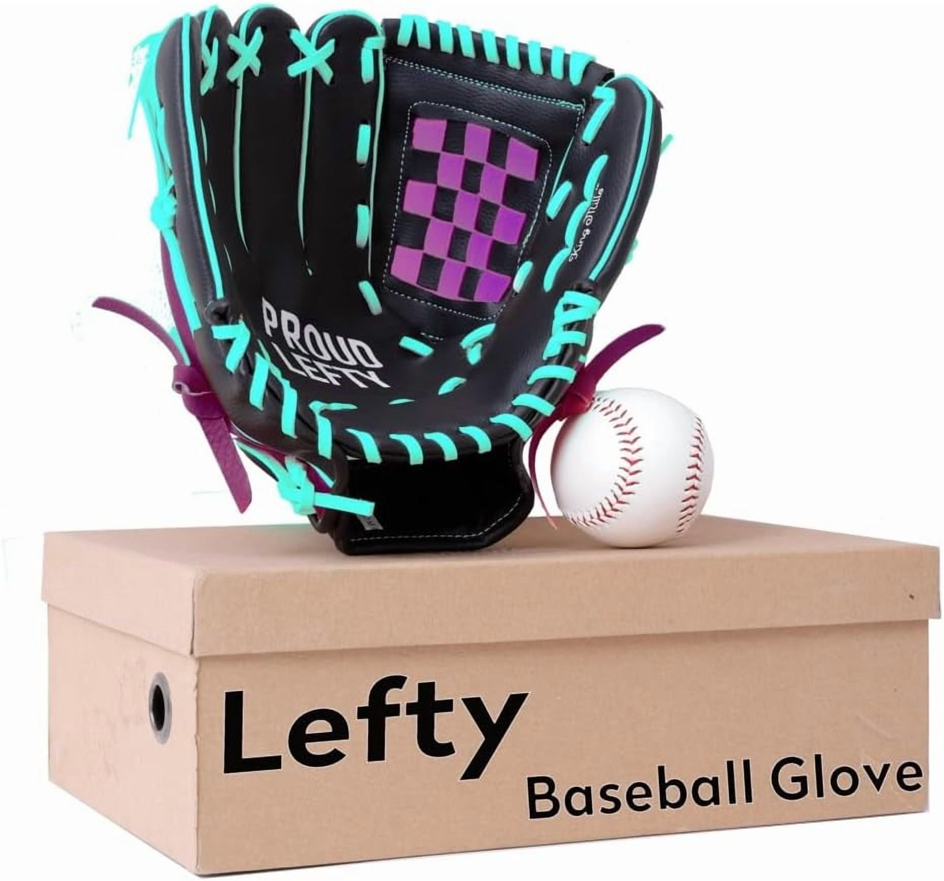 Left Handed Baseball Glove for Kids, Entry-Level Left Handed Baseball ...