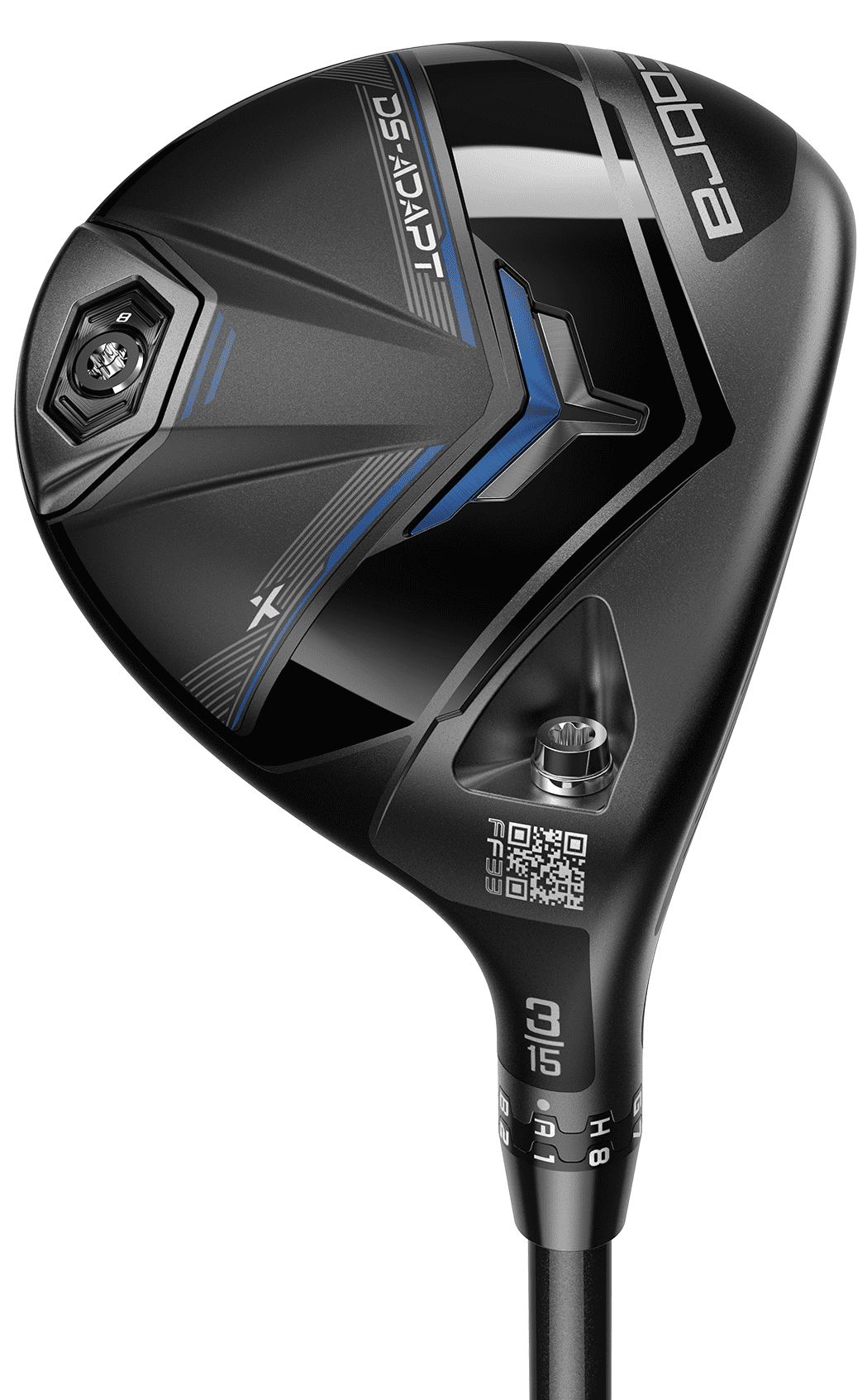 Left Handed Cobra Golf Club DS ADAPT X 15* 3 Wood Stiff Graphite ...