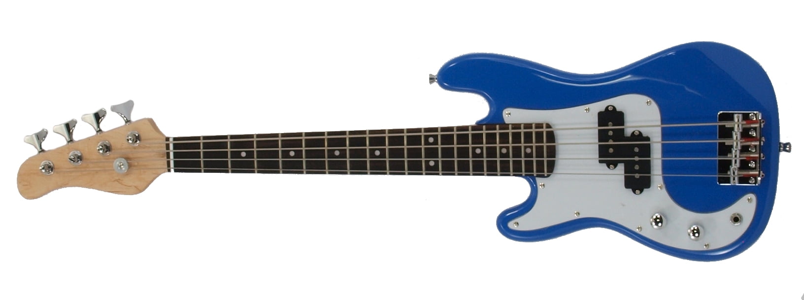 Left Handed Electric Bass Giutar Blue - Small Scale 36" Inch Childrens ...