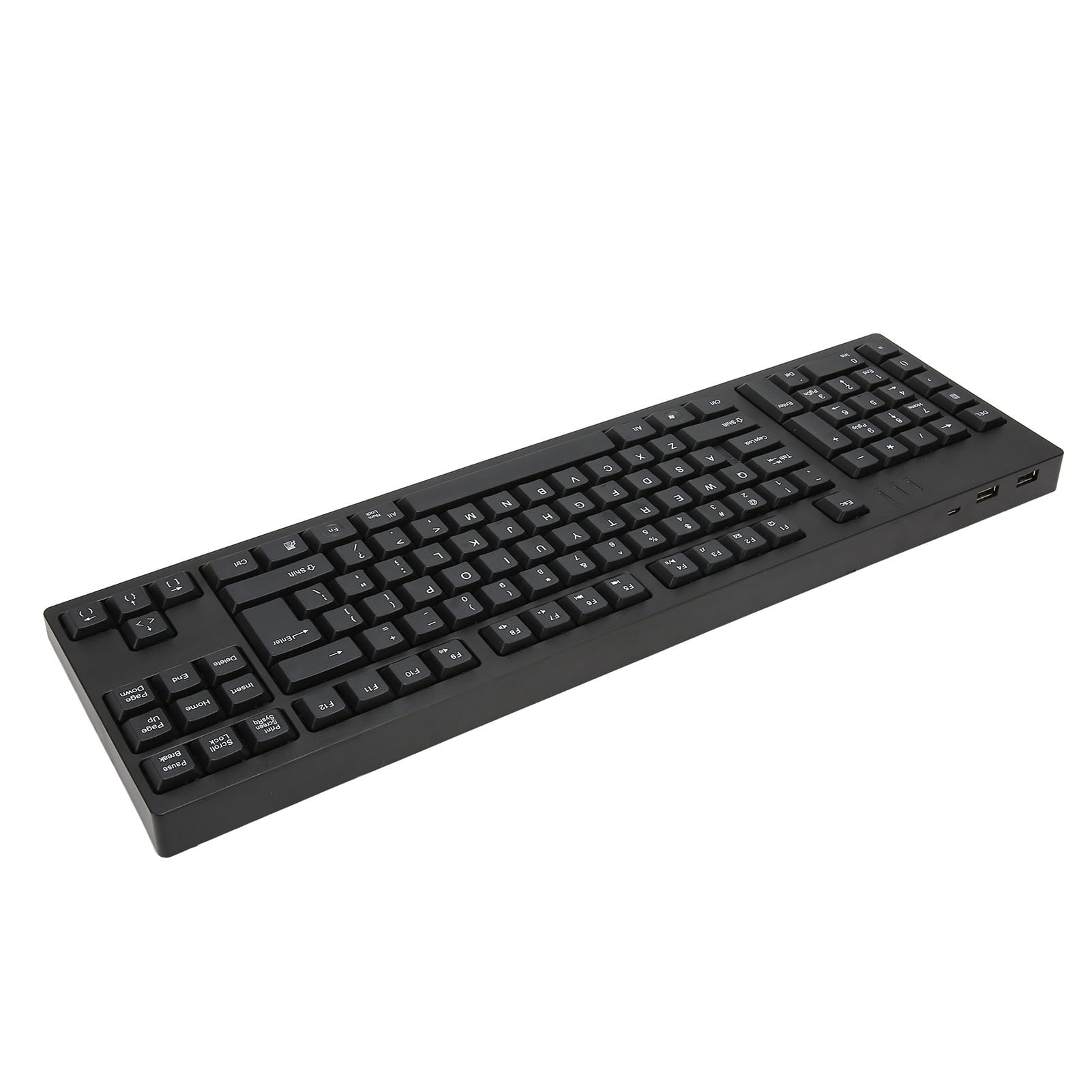 Left Handed Keyboard 109 Keys Micro USB Ergonomic Layout Plug and Play ...
