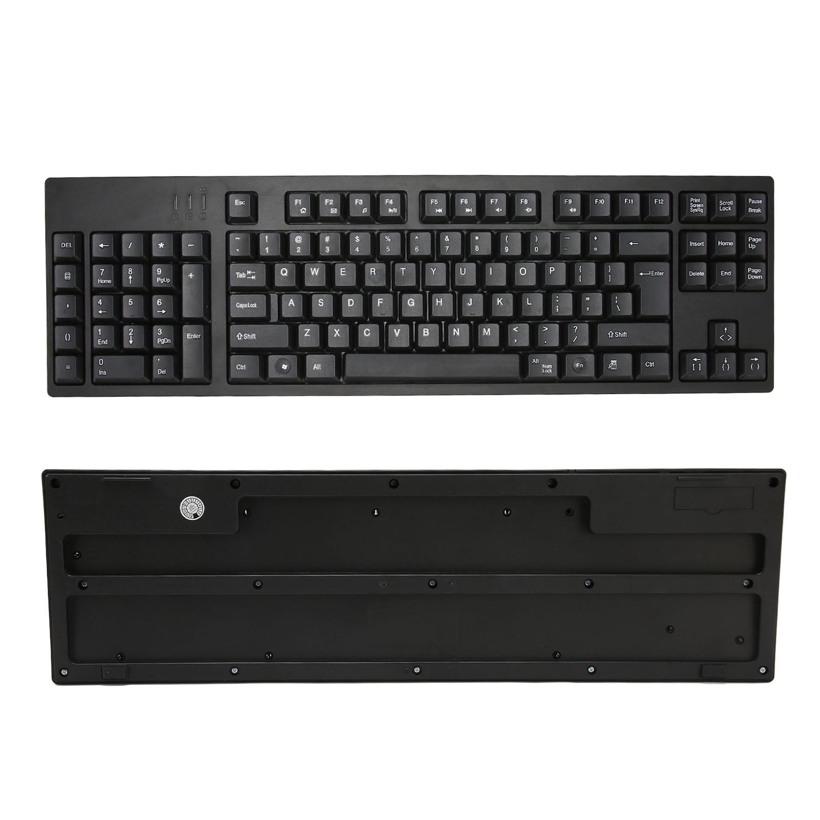Left Handed Keyboard 109 Keys Micro USB Ergonomic Layout Plug and Play ...