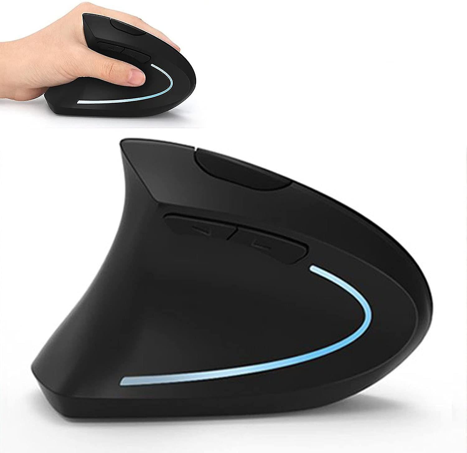 Left Handed Mouse. Wireless 2.4g Usb Left Hand Ergonomic Vertical Mouse ...