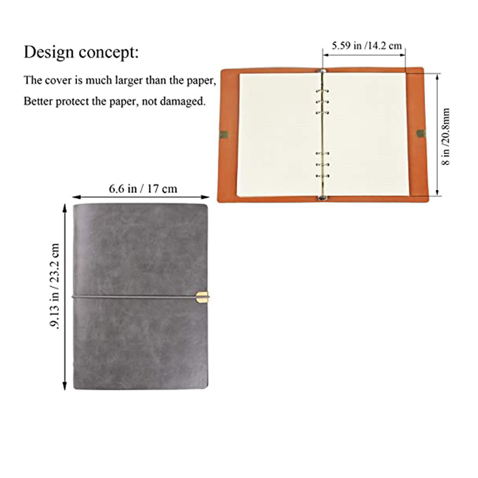 Left Handed Notebooks College Ruled Graph Journal Spiral 1 Spiral 8x10 ...