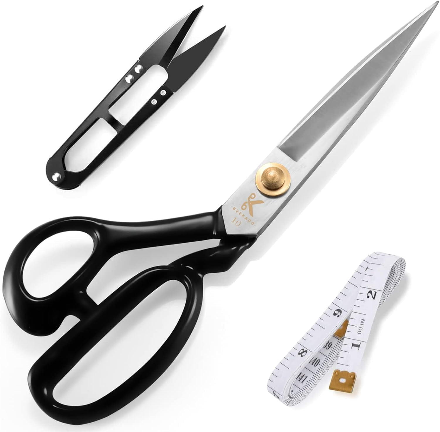 Left Handed Sewing Scissors 10 inch Fabric Shears Professional ...