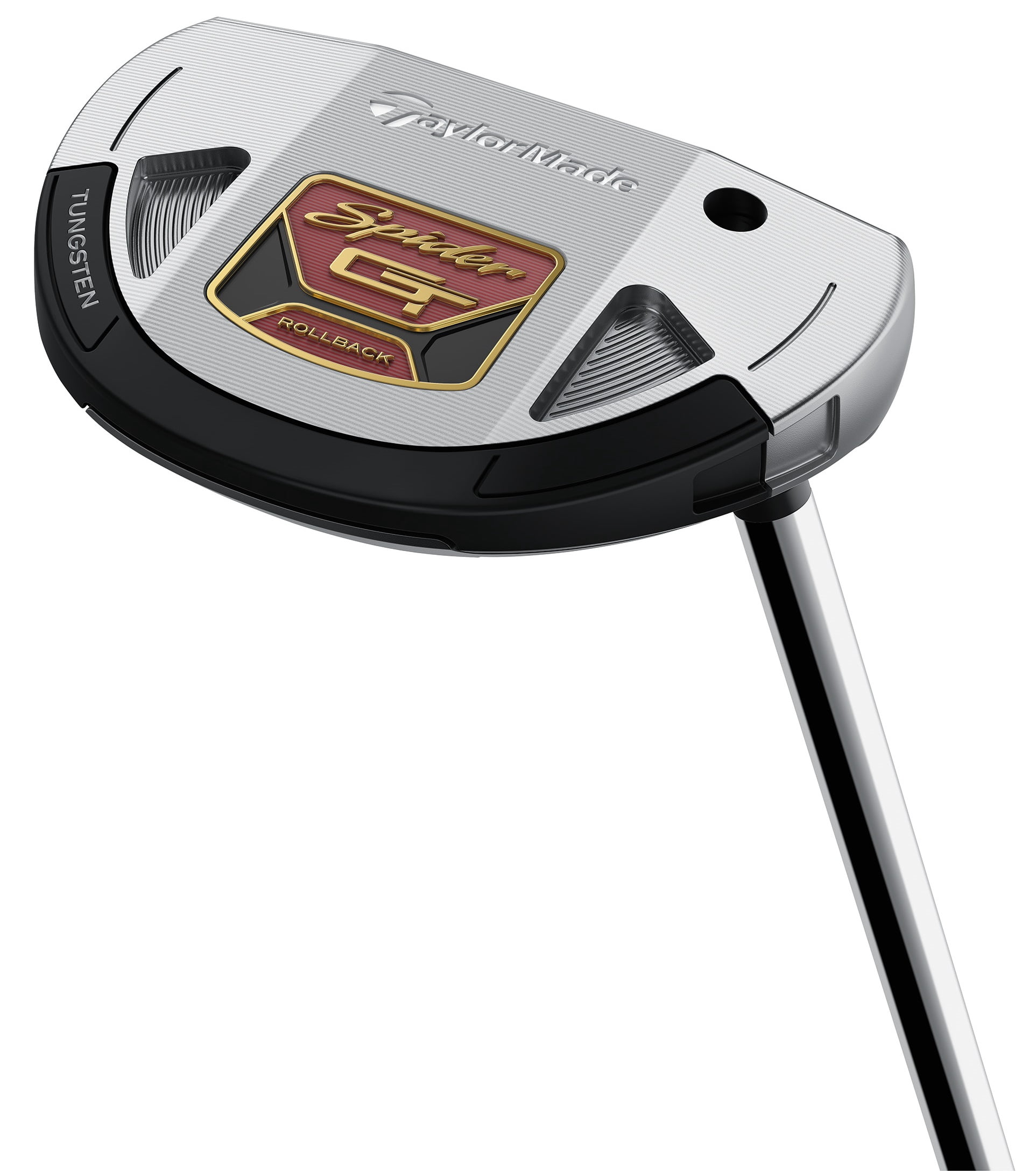 Left Handed TaylorMade Spider GT Rollback Silver/Black #3 Putter ...
