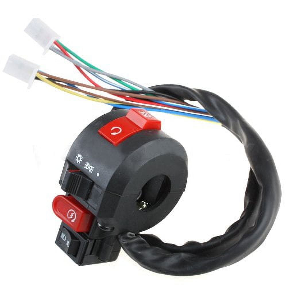 Left Handlebar Main Switch Starter Assembly - 9 Wire - 125cc 110cc ...