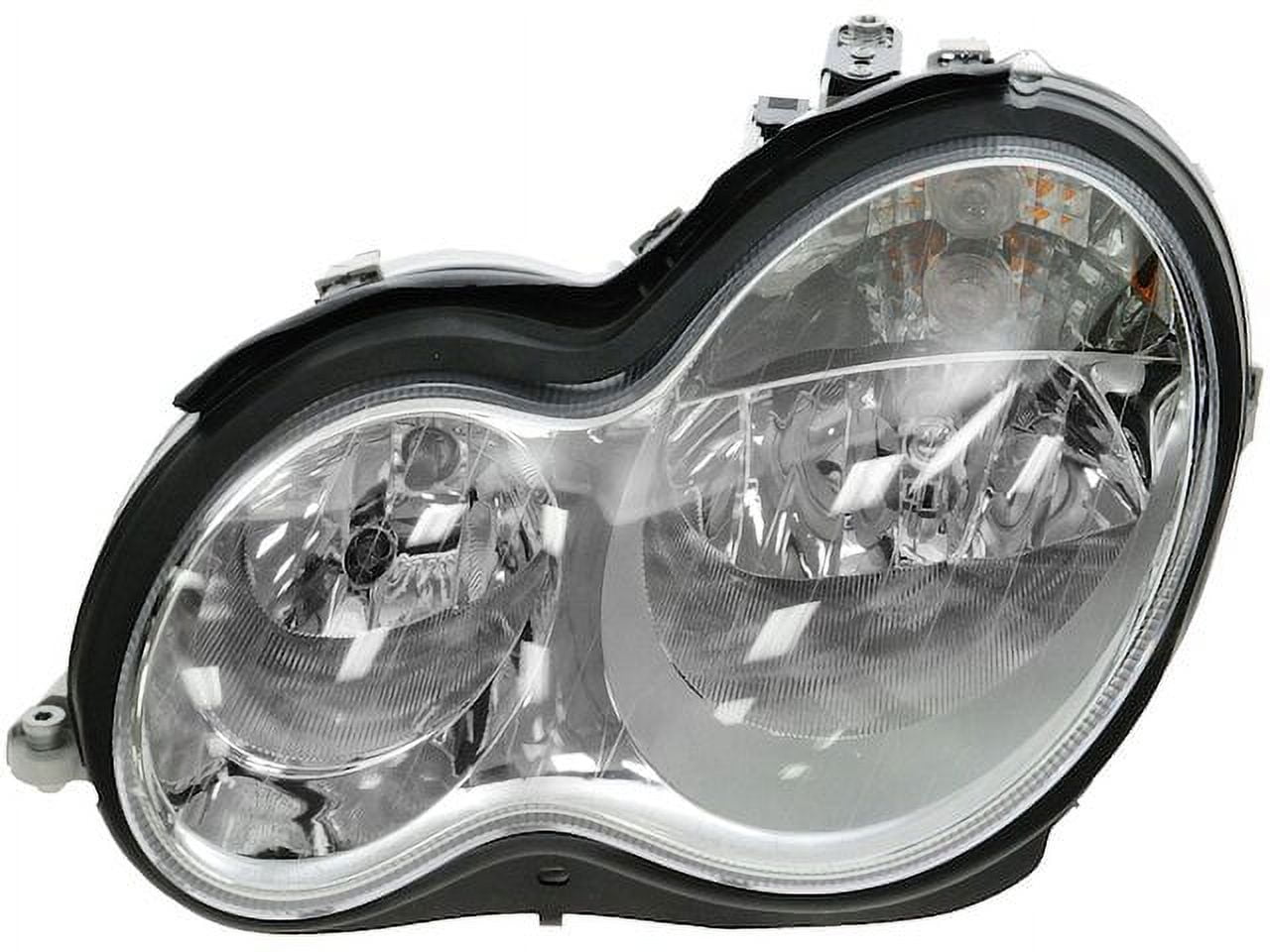 Left Headlight Assembly - Compatible with 2005 Mercedes-Benz C240 ...