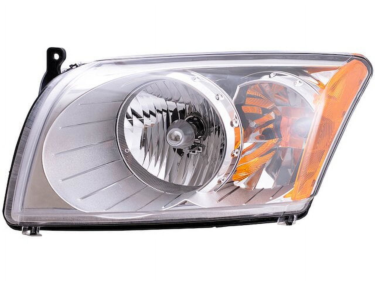 Dodge Caliber 2007 - 2012 Left Headlight Assembly, Halogen Compatible ...