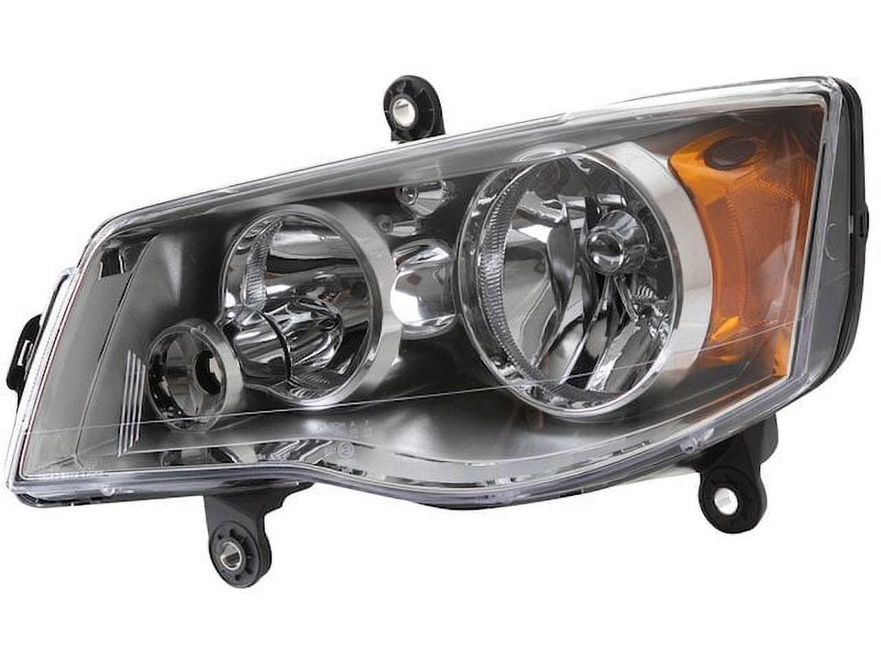 TYC Left Headlight Assembly, Compatible with 2008-2016 Chrysler Town ...