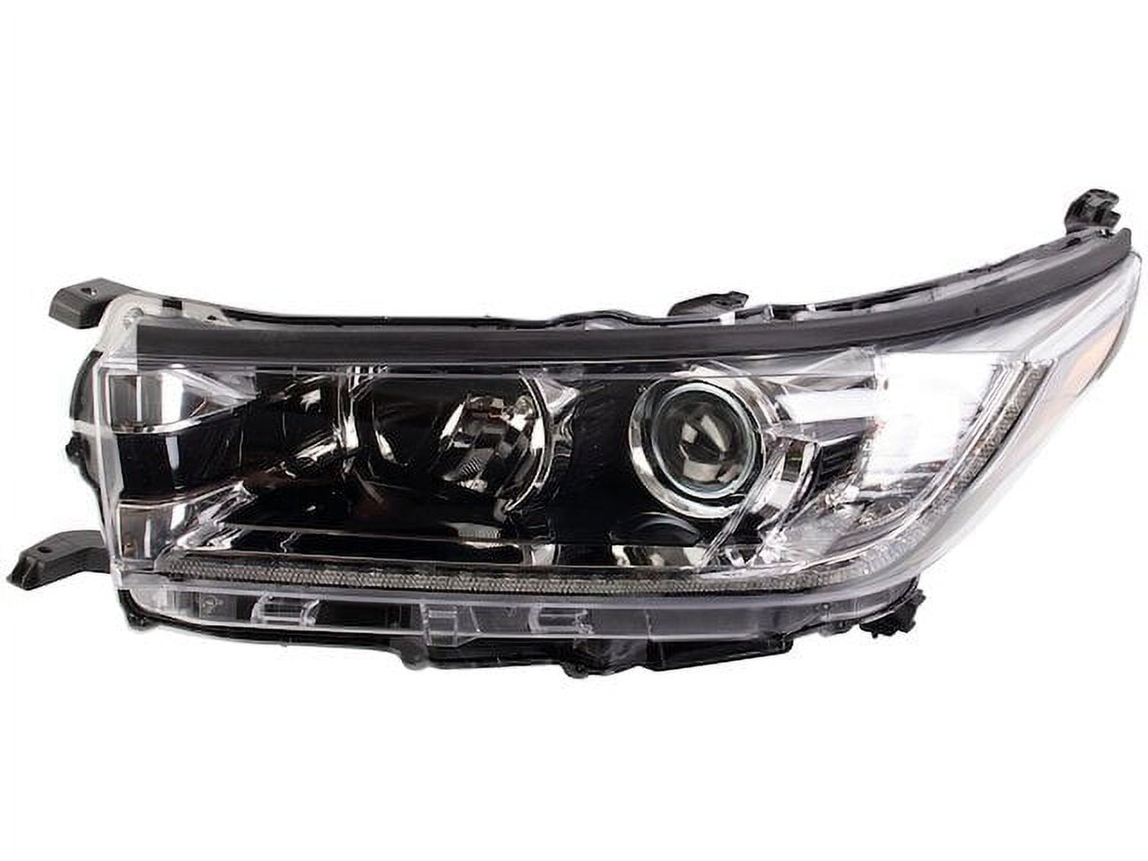 Left Headlight Assembly - Compatible with 2017 - 2018 Toyota Highlander ...