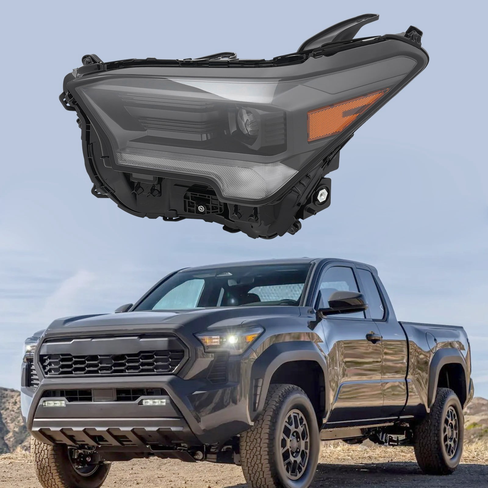 Left Headlight for 2024-2025 Toyota Tacoma (For Limited&TRD Models, NOT ...