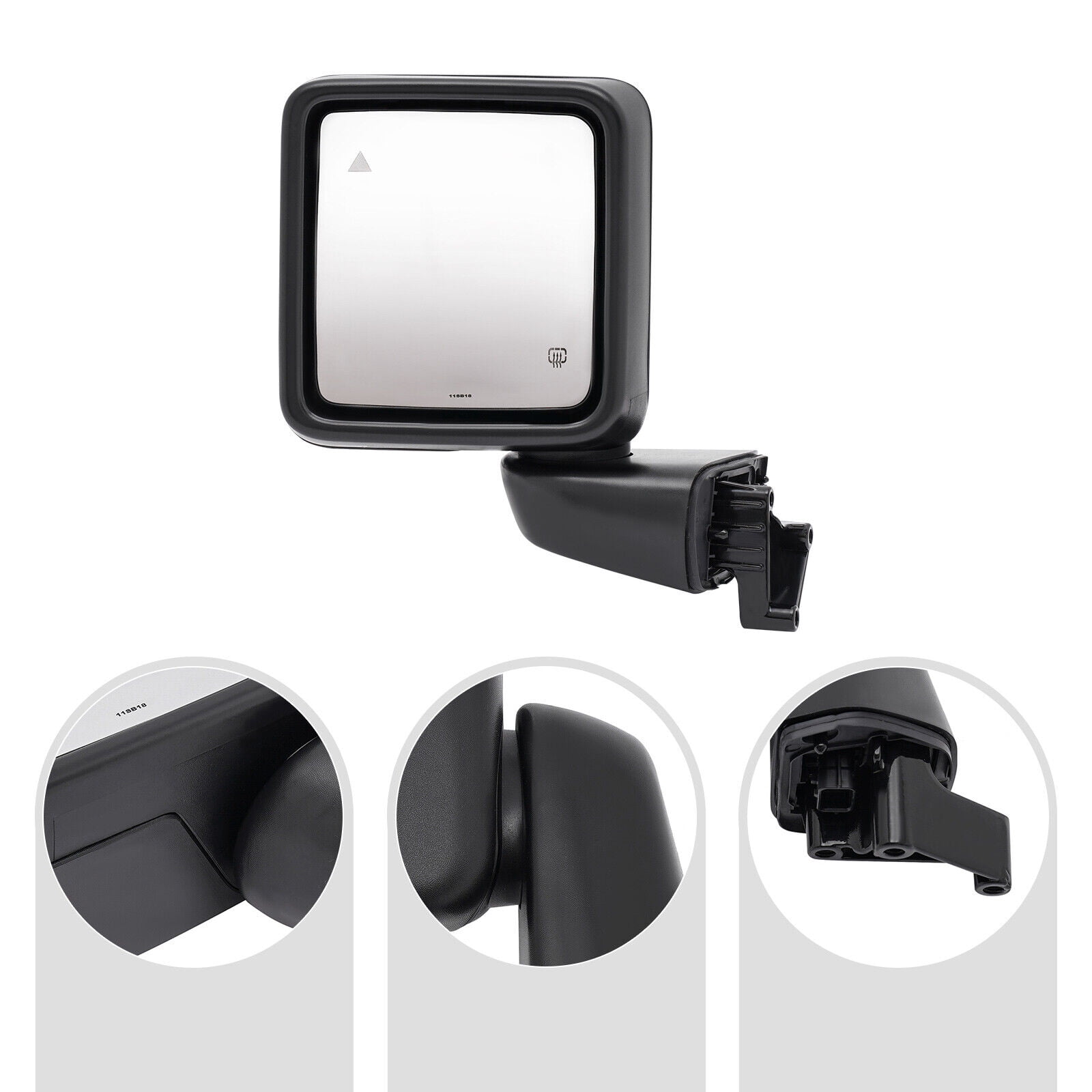 Left LH Side Rear Mirror for Jeep Wrangler Gladiator 2018 2019 2020 ...