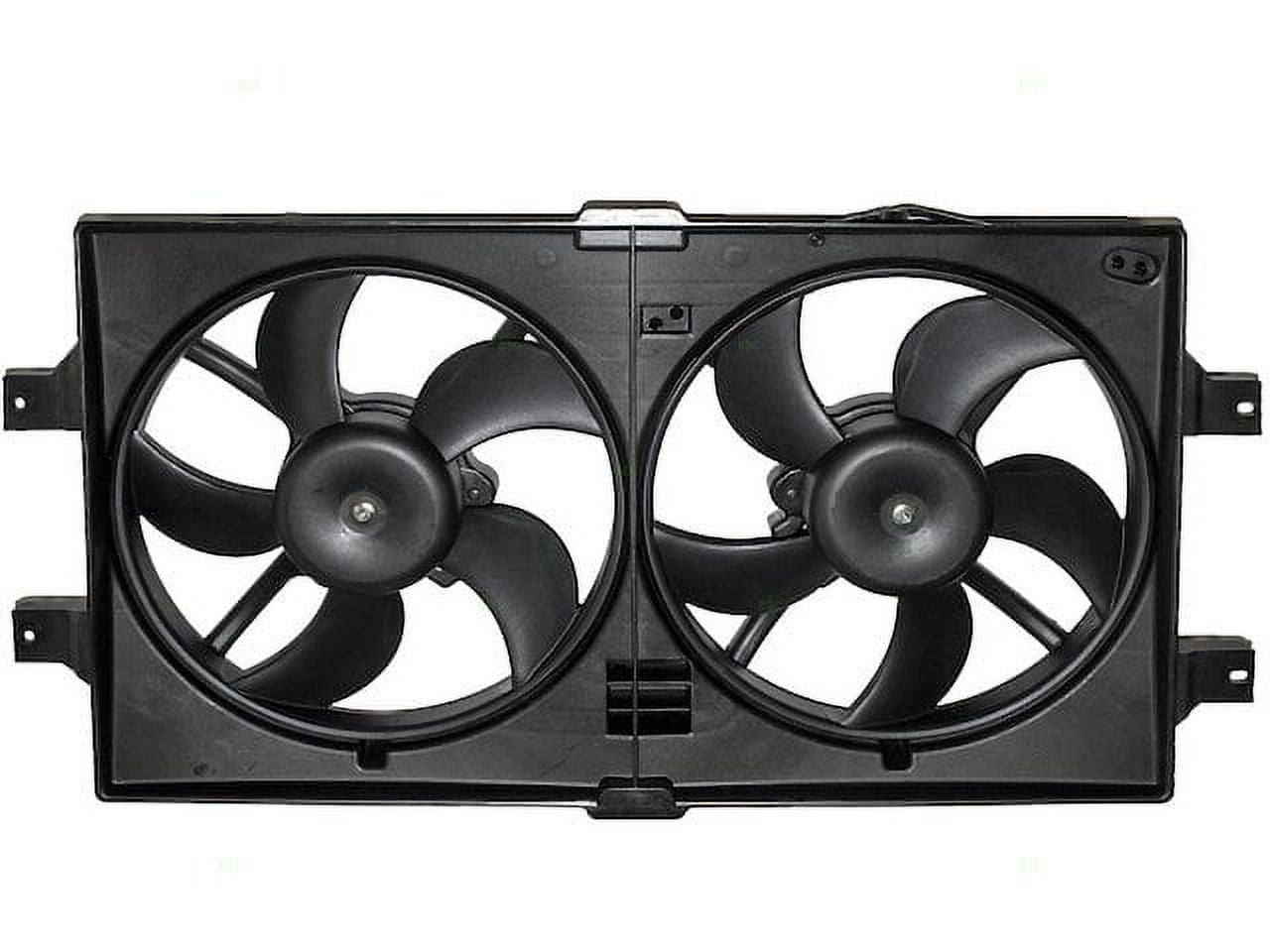 Left Radiator Fan Assembly - Compatible with 1998 - 2004 Chrysler ...