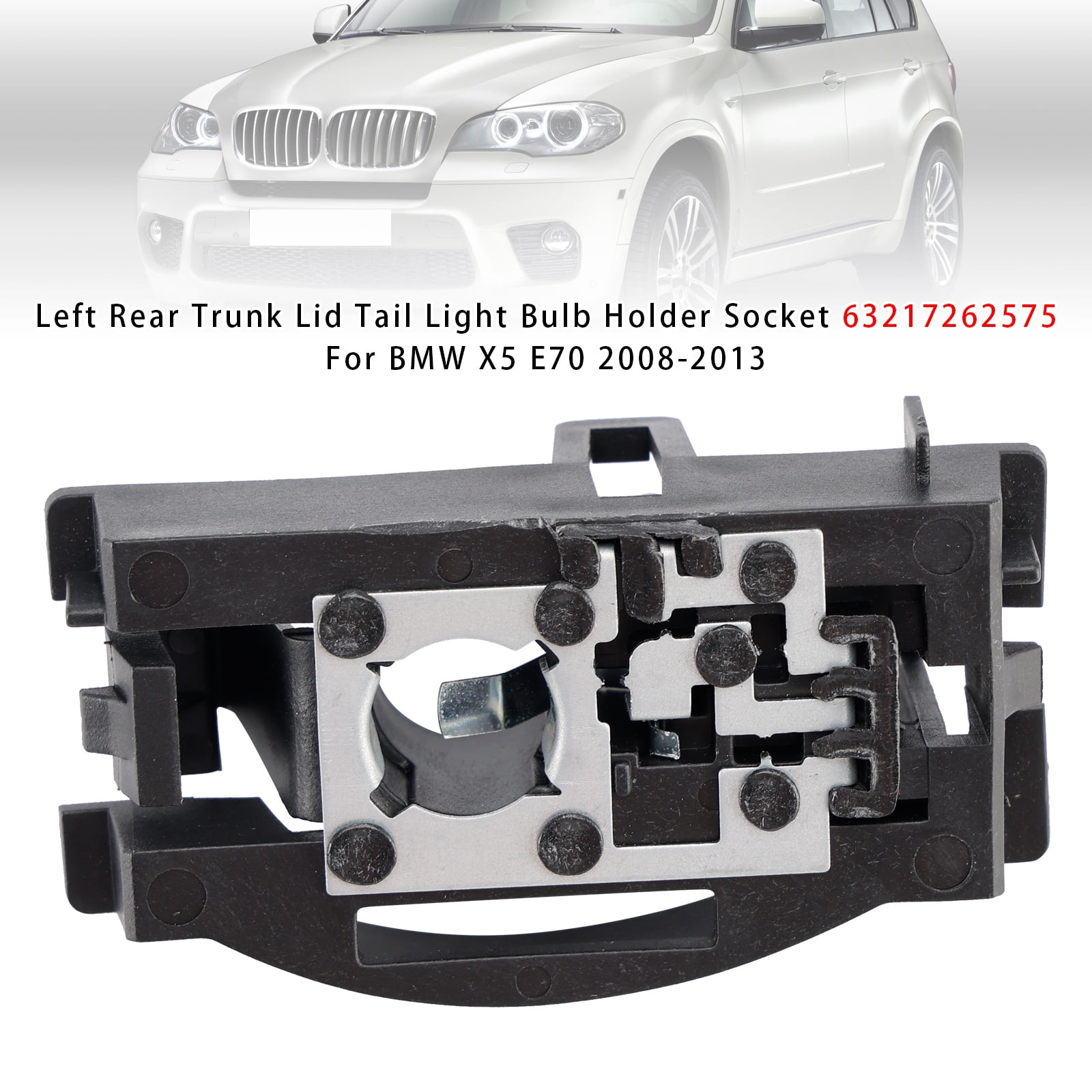 Left Rear Trunk Lid Tail Light Bulb Holder Socket For BMW X5 E70 2008 ...