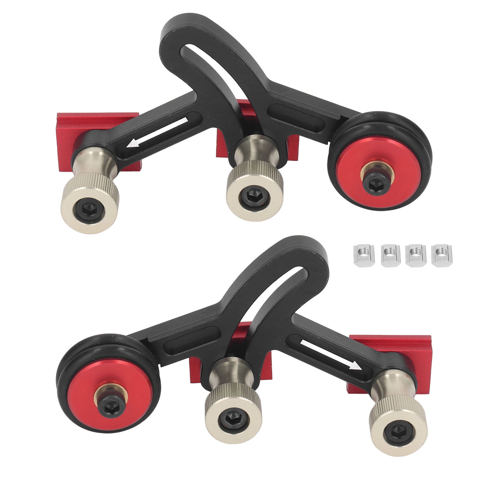 Left Right Bearing Roller Press Featherboard Feeding Guide Wheel Set ...