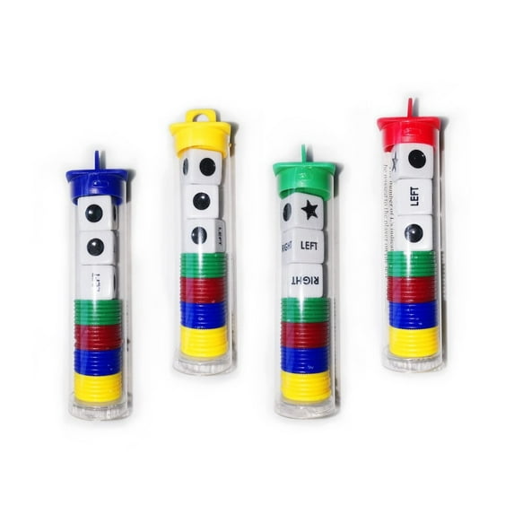 Left Right Center dice Game Set Bundle (4 Pack) - Walmart.com