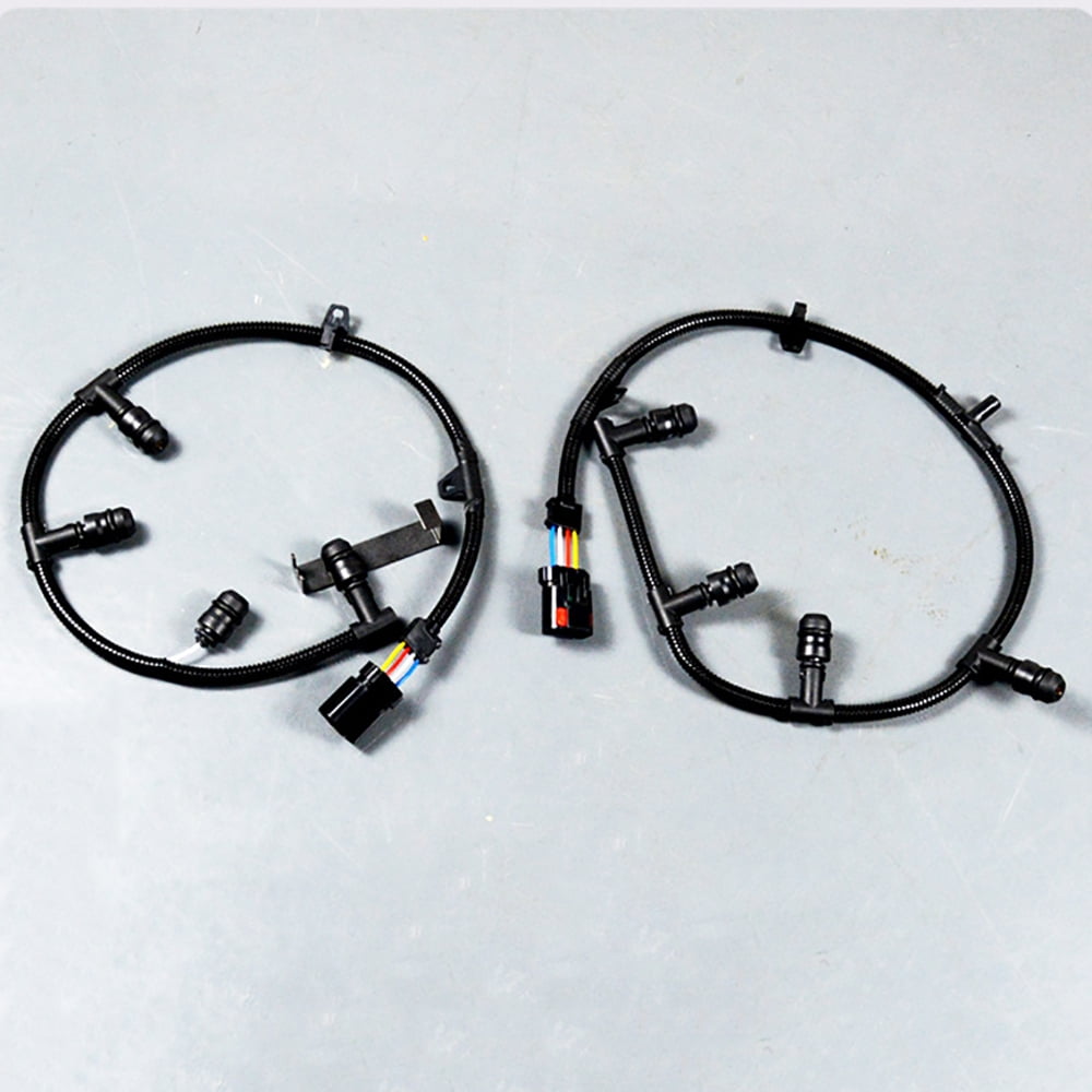 Left+Right Glow Plug Harness For 04-10 Ford 6.0L Diesel 4C2Z12A690AB ...