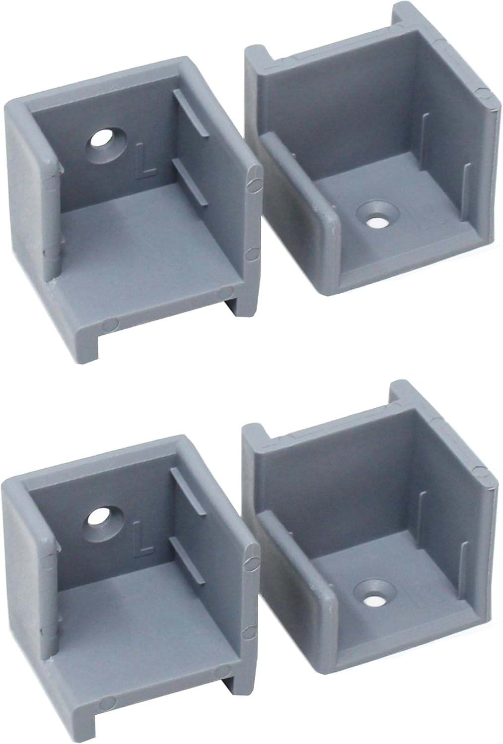 Left & Right Hand Hinge Pontoon Door Stop Kit (2, Grey) - Walmart.com