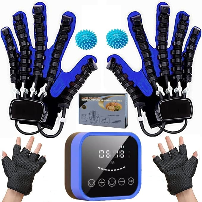 (Left+Right) Rehabilitation Gloves,Robot Glove For Stroke Rehab, Gloves ...