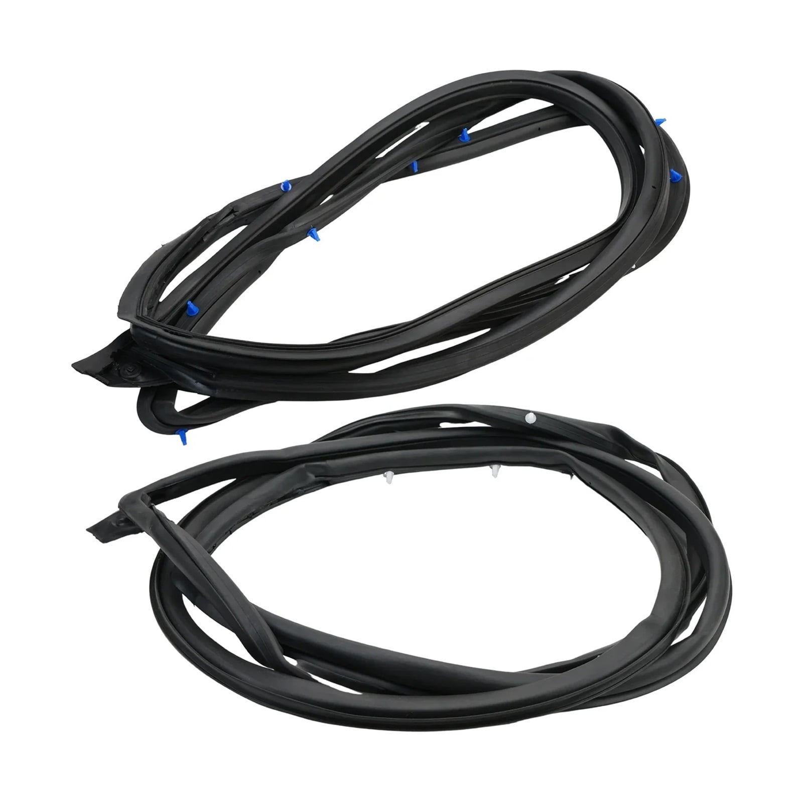 Left&Right Side Front Door Weatherstrip Moulding Seal Rubber for Honda ...