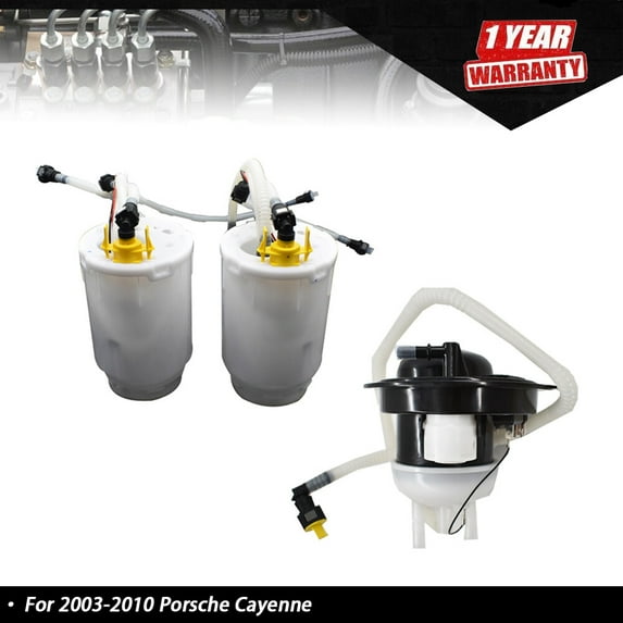 Left & Right Side Fuel Pump Assembly & Fuel Filter For Porsche Cayenne ...