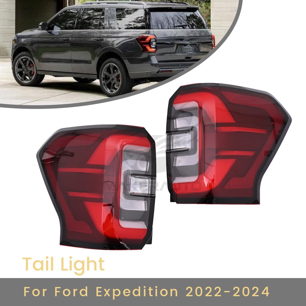 Left & Right Side LED Tail Light Assembly for Ford Expedition 2022 2023 ...
