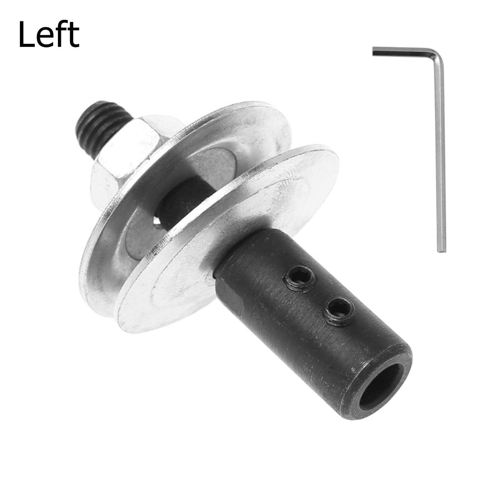 Left/ Right Spindle Adapter Steel 8x12x62mm Bench Black+Silver Durable ...