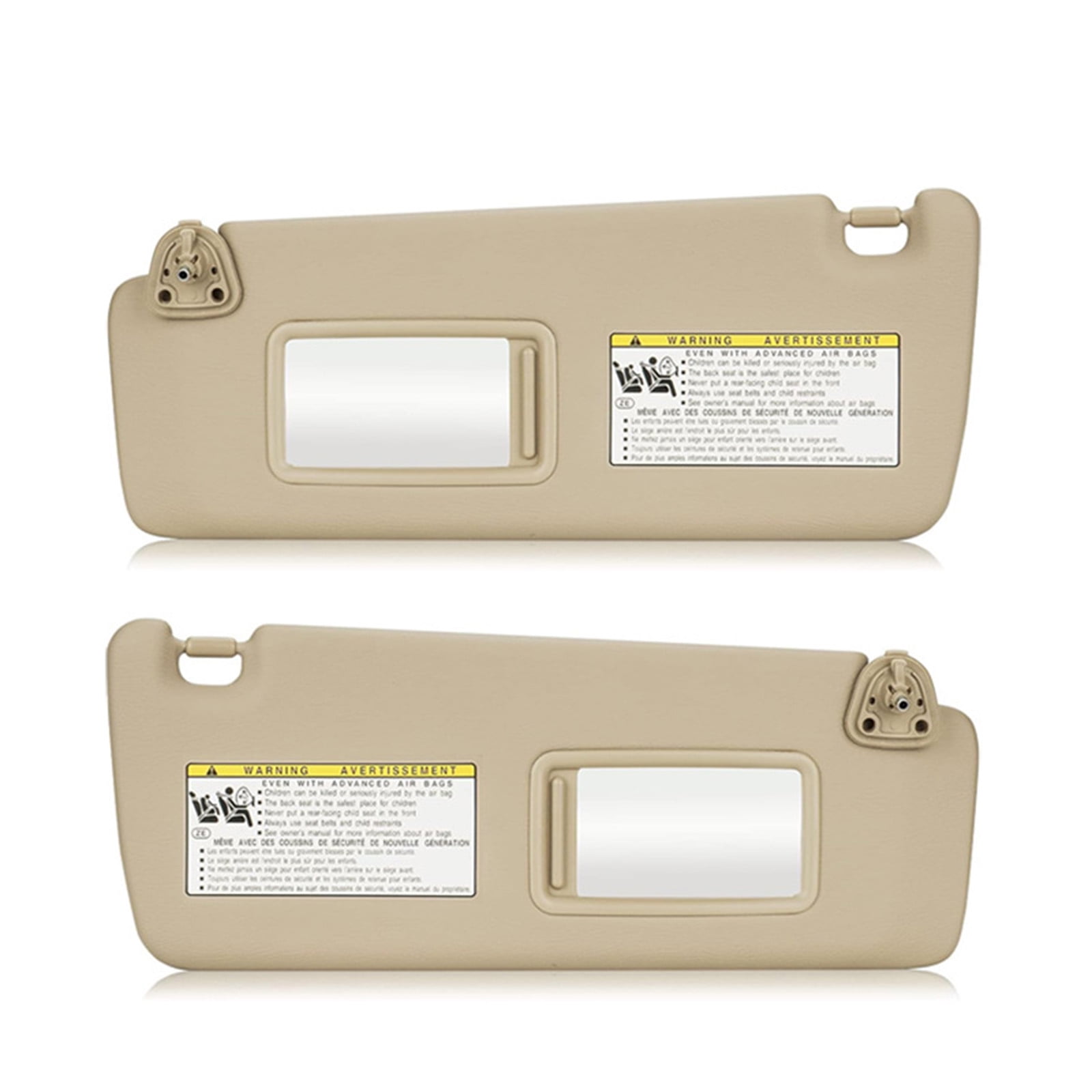 Left & Right Sun Visor For 2004-2007 Toyota Highlander, Driver ...