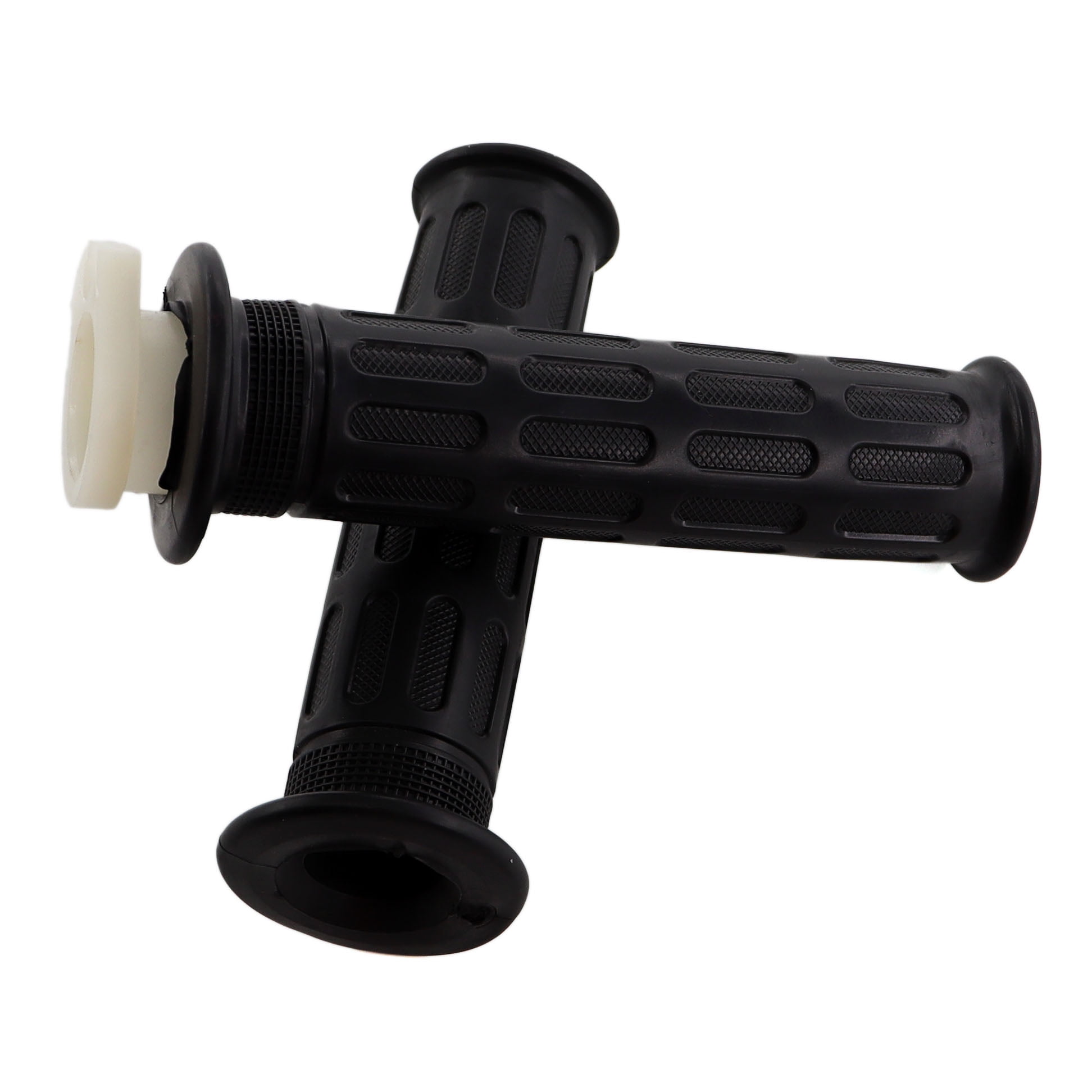 Left & Right Throttle Grips Grip W/ Cable Tube Sleeve For Yamaha DT100 ...